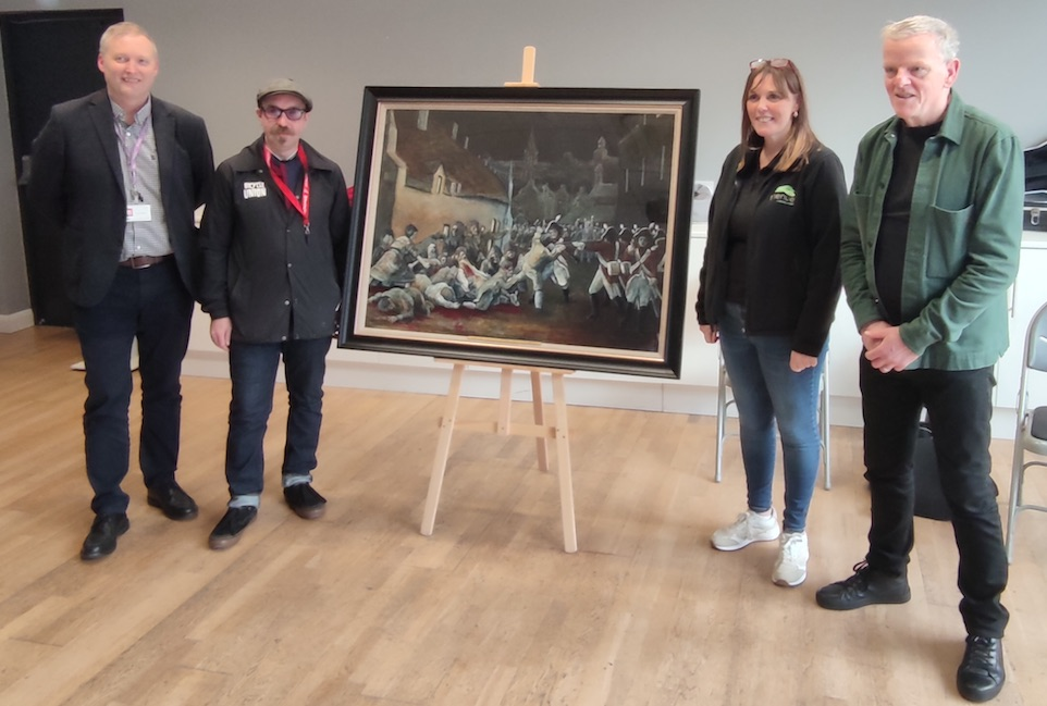 Calton Weavers artwork comes home – Calton Community Council